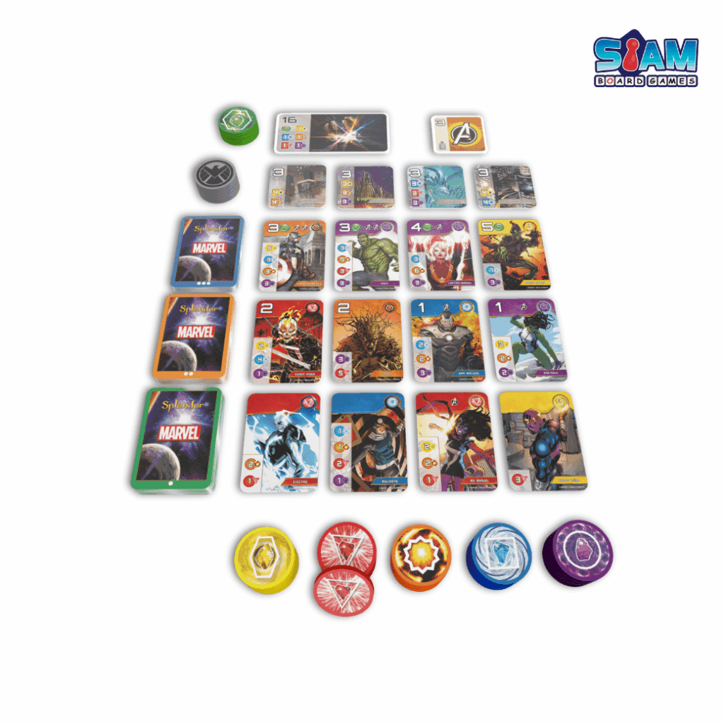 [กล่องบุบ] Splendor Marvel (TH) เกมค้าเพชร มาร์เวล - ซื้อเลยที่ Siam ...