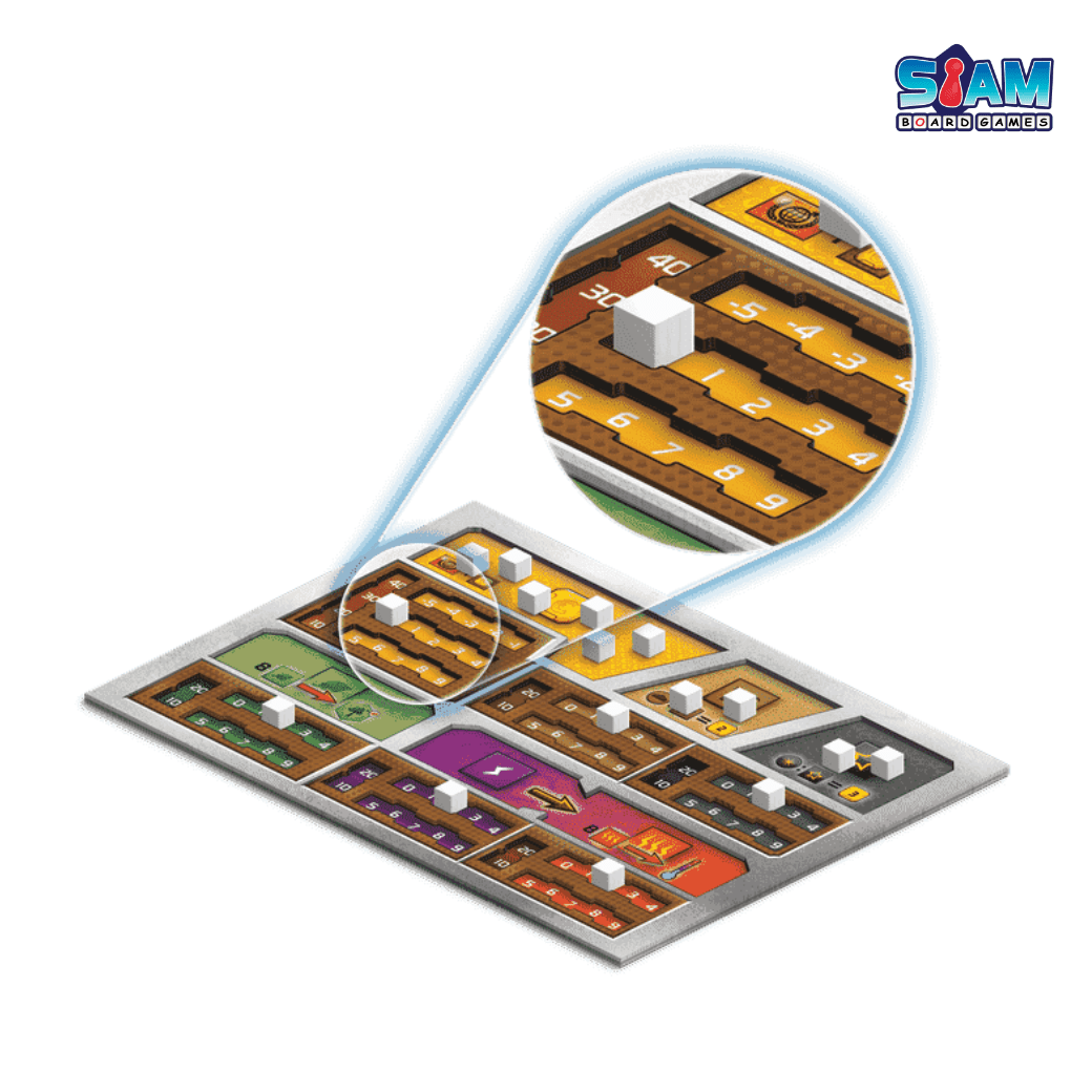 TM Dual Layer Player Boards (TH) อุปกรณ์เสริมพลิกพิภพดาวอังคาร แผ่นผู้ ...